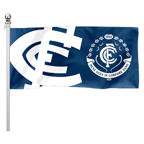 Carlton Blues AFL Outdoor Pole Flag – Carrara Flags