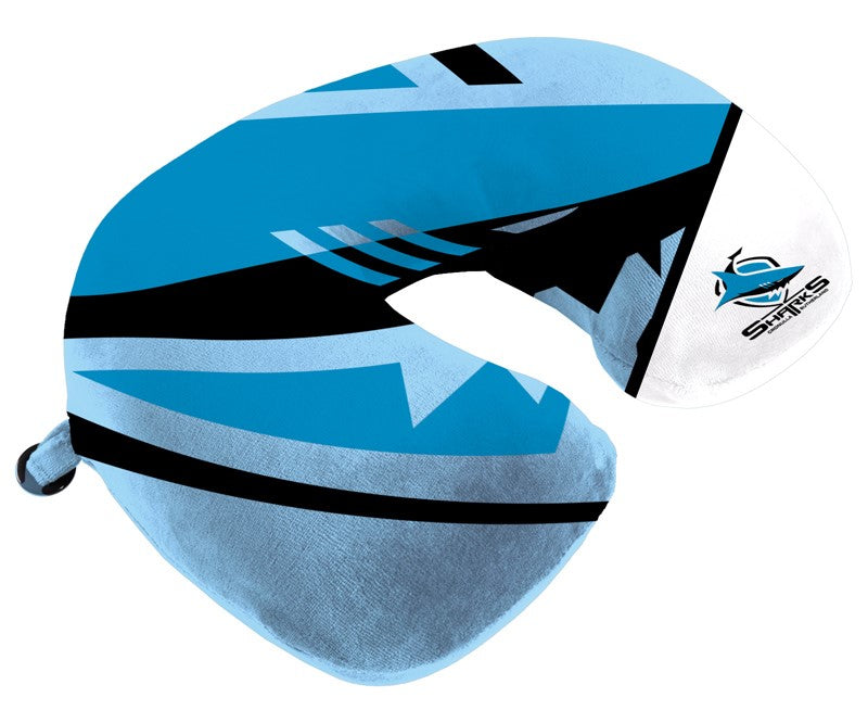 NRL SHARKS TRAVEL PILLOW – Carrara Flags